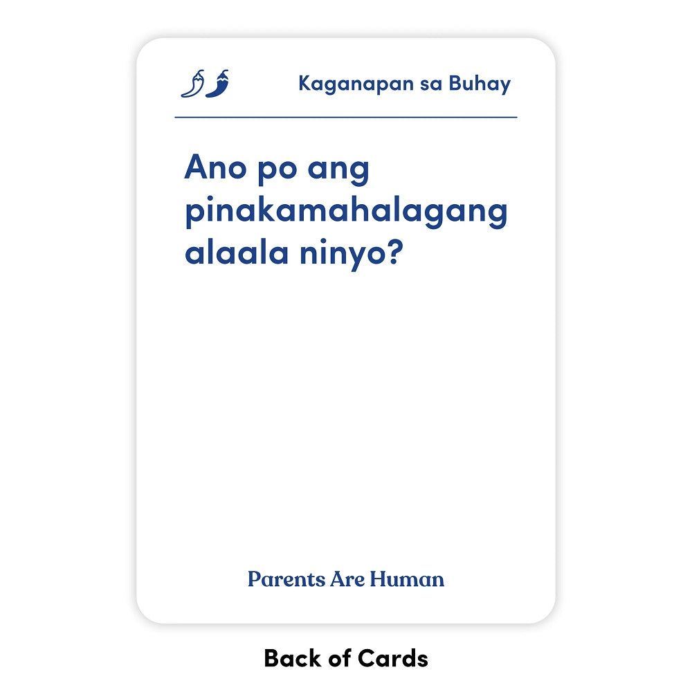Parents Are Human: A Bilingual Card Game (English + Filipino/Tagalog E ...