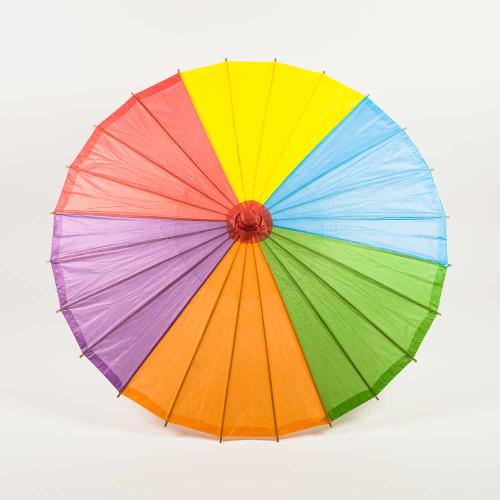 Rainbow Color Paper Parasol – Pearl River Mart