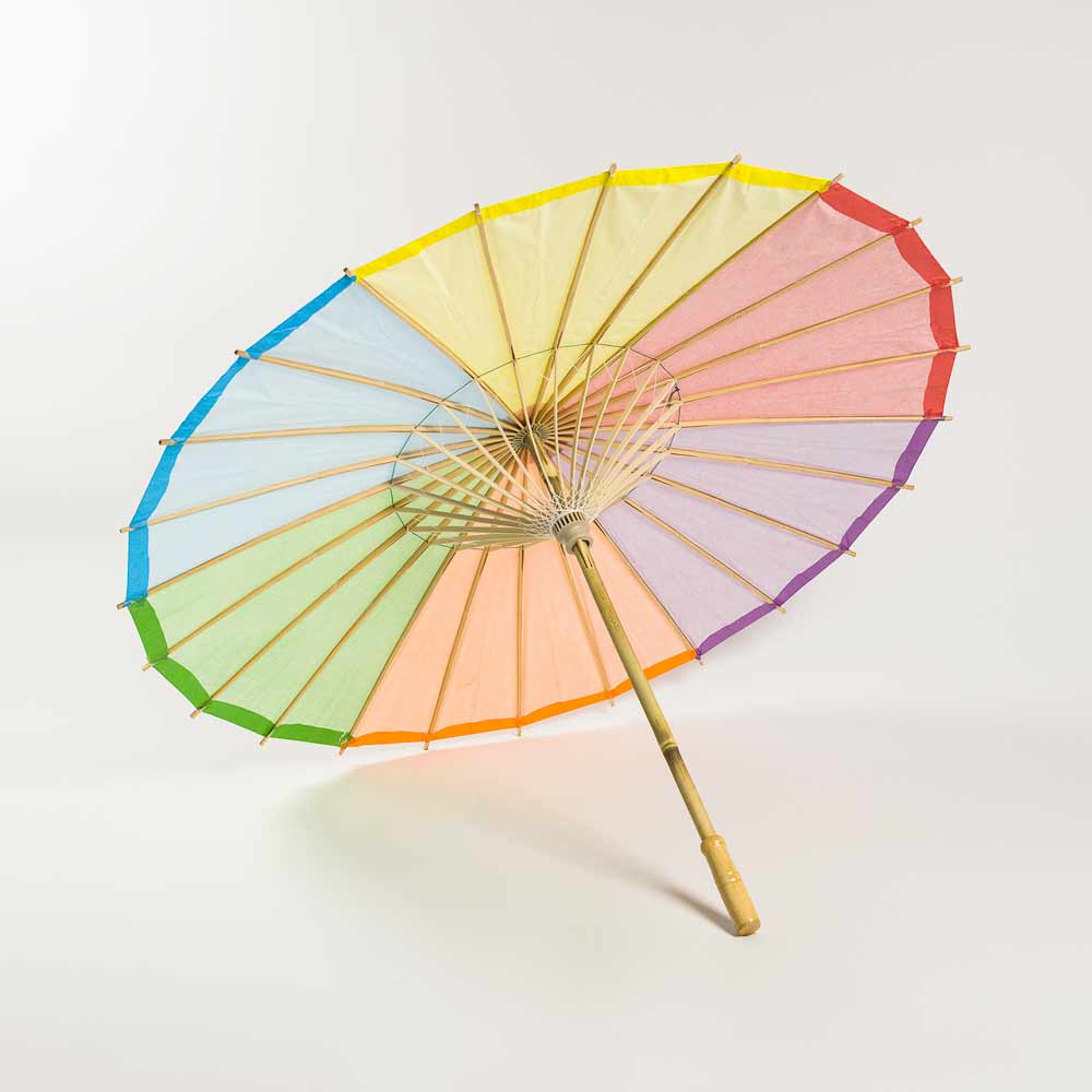 Rainbow Color Paper Parasol – Pearl River Mart