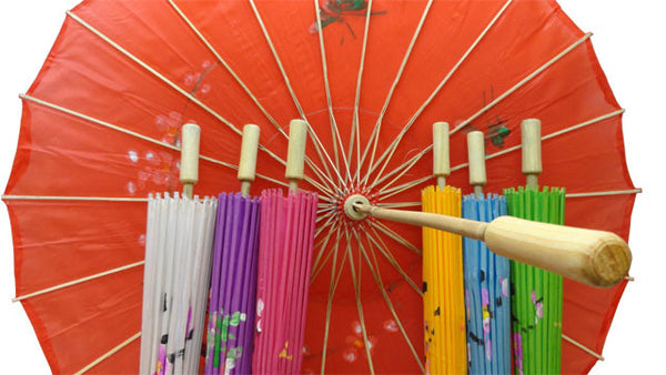 Hand Painted Nylon Parasol - 32in. – Pearl River Mart