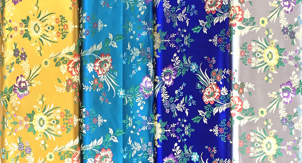 Begonia Floral Brocade Fabric – Pearl River Mart